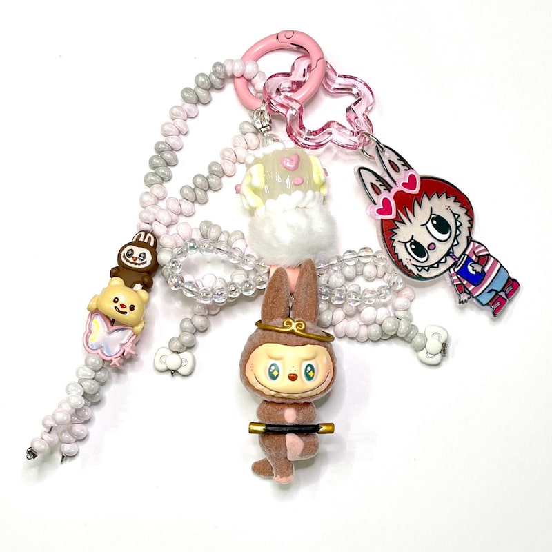 Labubu Keychain - Etsy