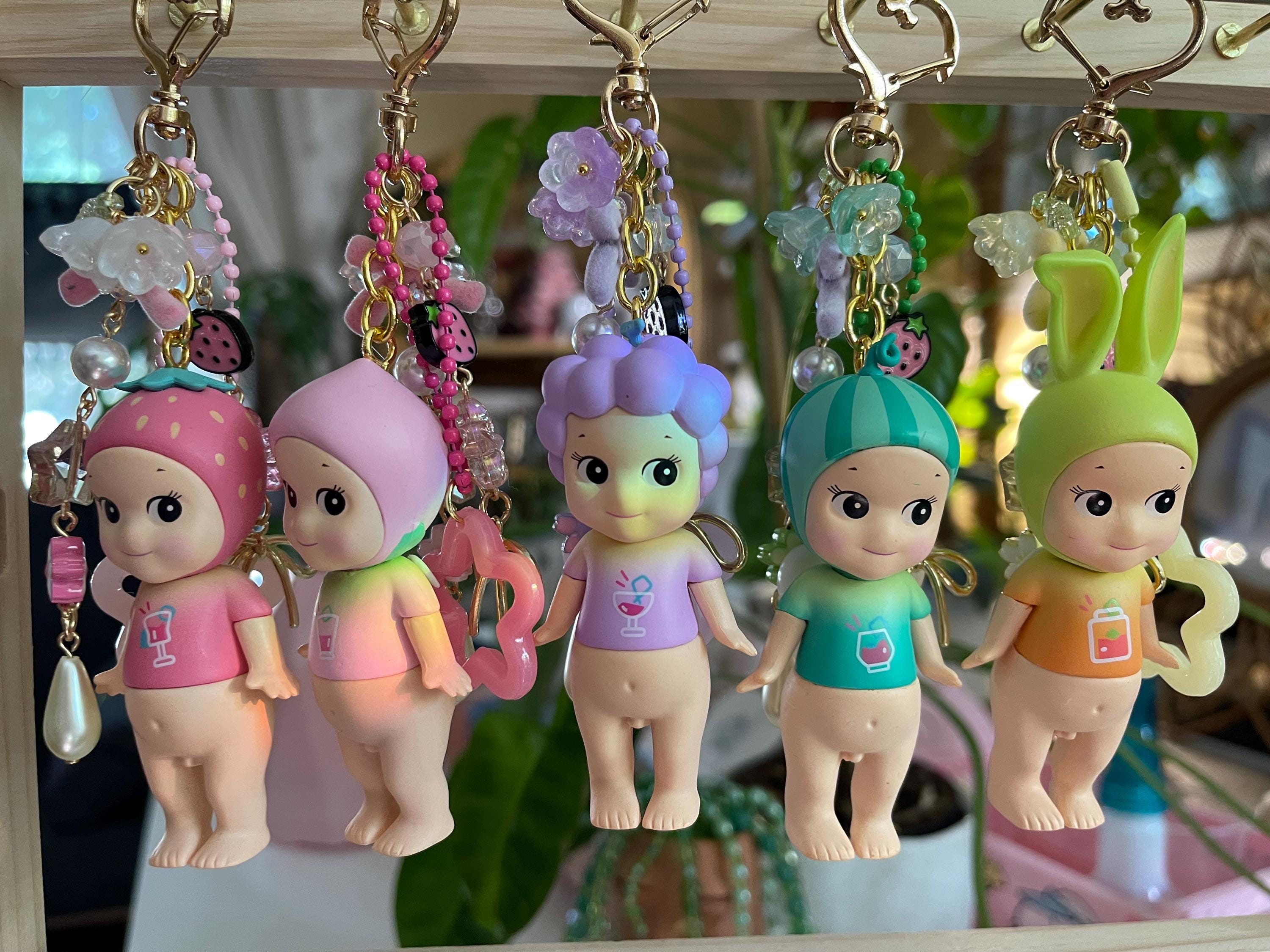 Sonny Angel Refreshing Cold Drinks Keychain: Beaded Bag Charm, Y2K ...