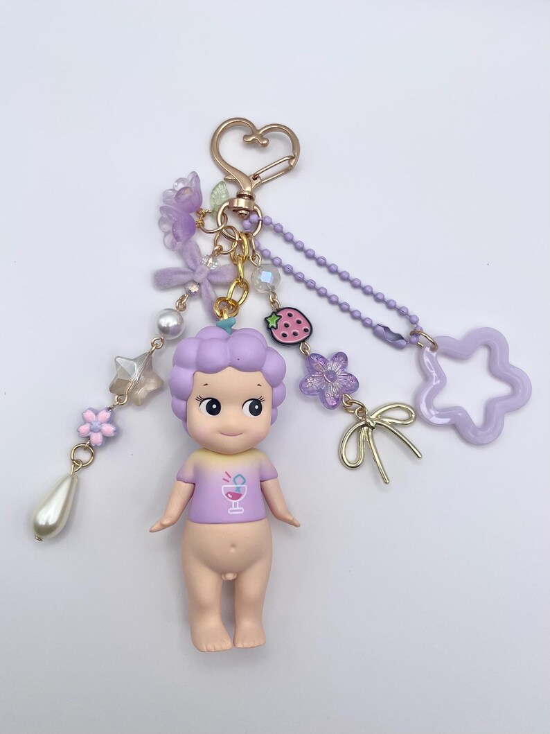 Sonny Angel Refreshing Cold Drinks Keychain: Beaded Bag Charm, Y2K ...