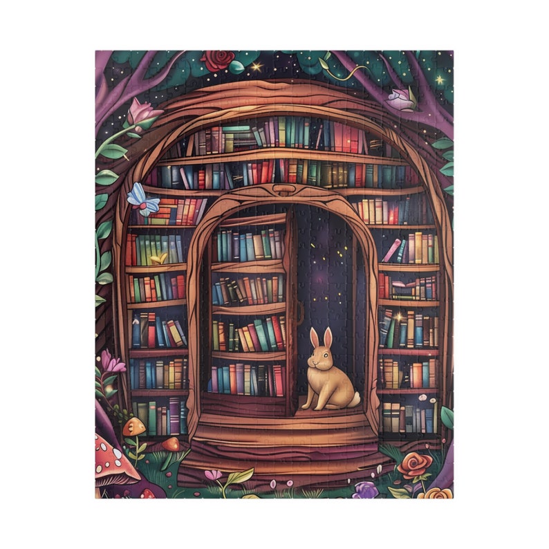 Enchanted Forest Book Shelves Jigsaw Puzzle | 1000 Piece Puzzle | 500 ...