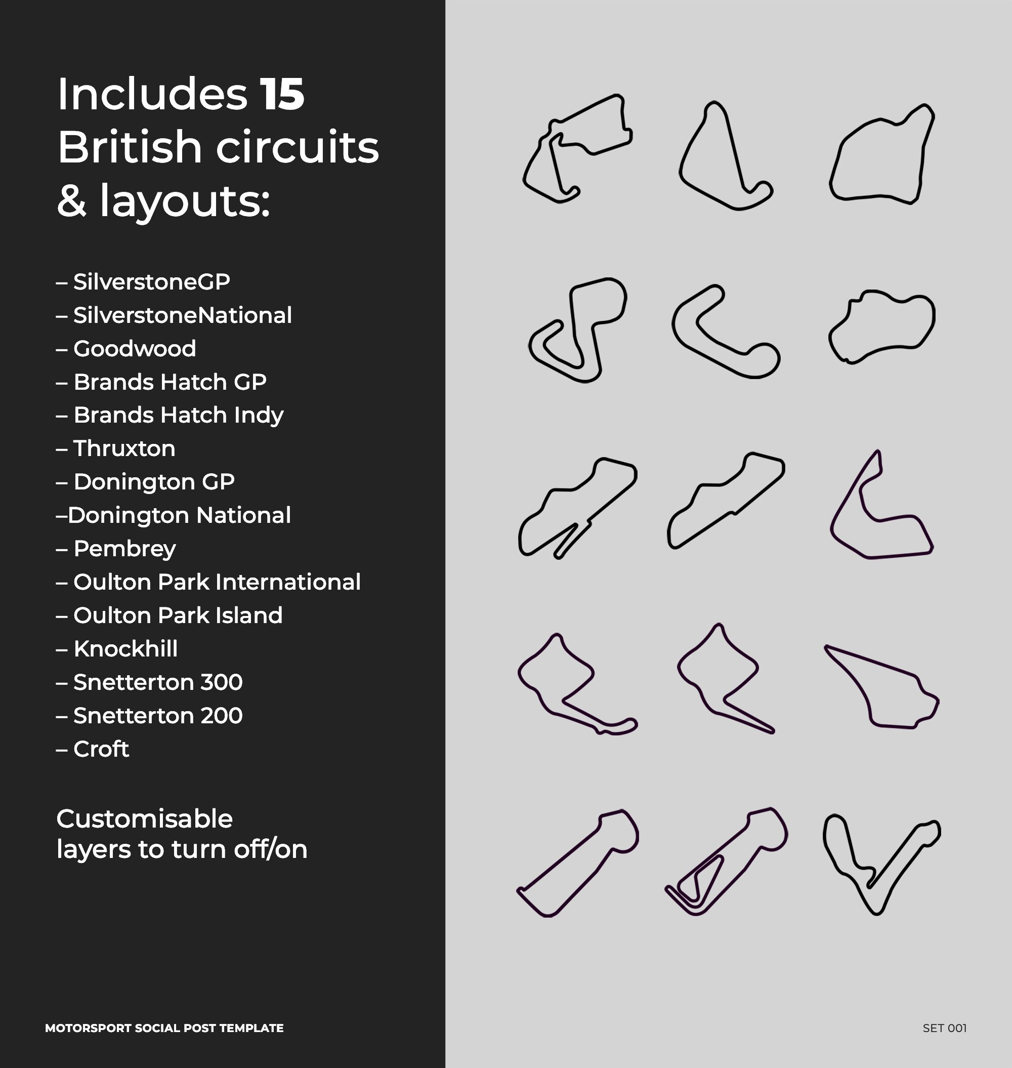 Motorsport Social Media Template – Professionally Designed – Perfect ...