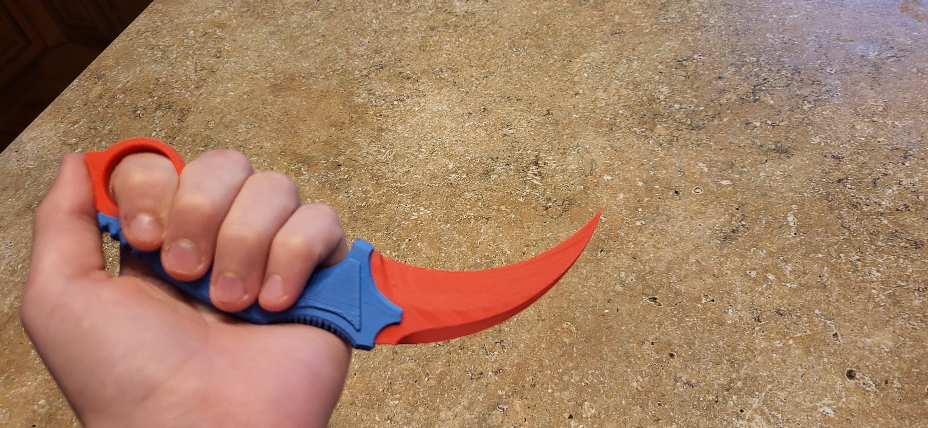 Karambit, Knife, 3d Printed, 3D, Print, Prints, Cool, Gifts, Fidget ...
