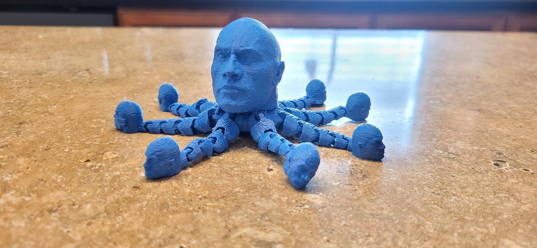Rocktopus, Octopus, 3d Printed, 3d Print, the Rock, Dwayne Johnson ...