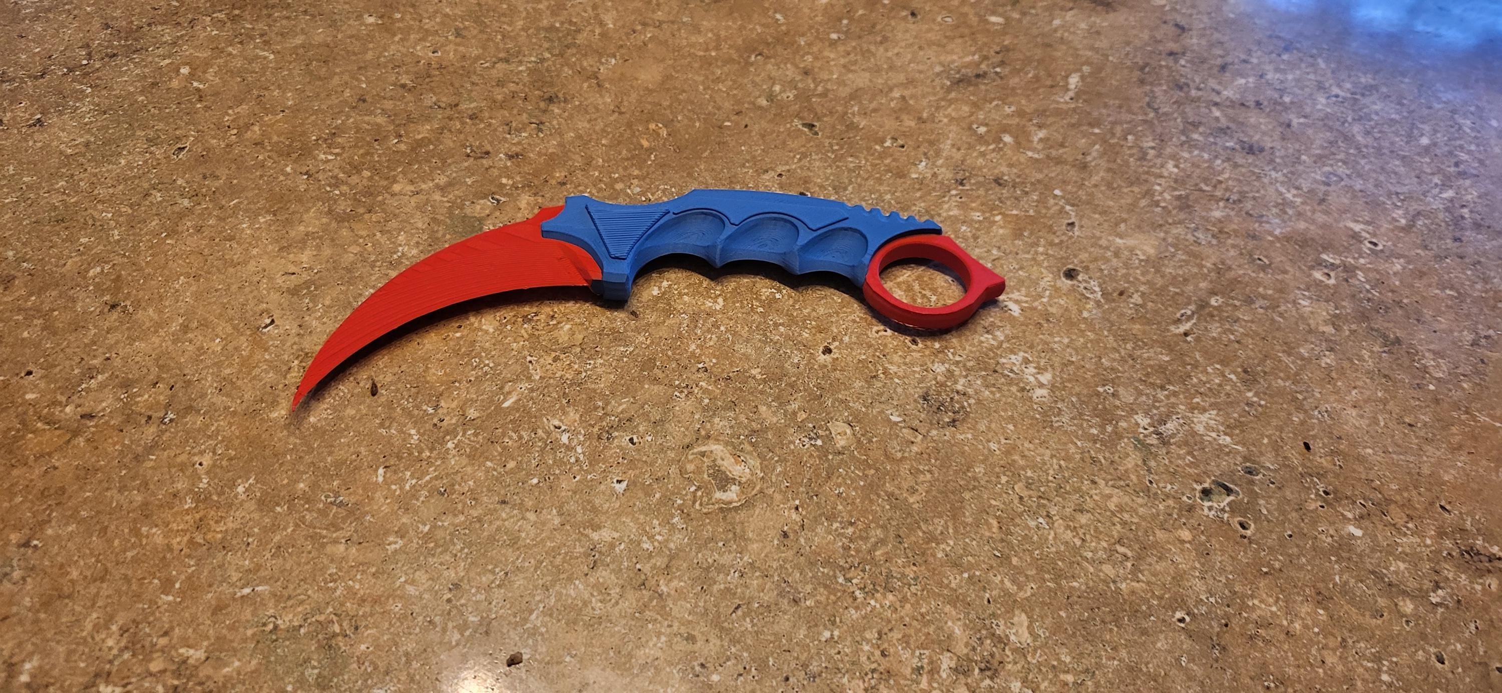 Karambit, Knife, 3d Printed, 3D, Print, Prints, Cool, Gifts, Fidget ...
