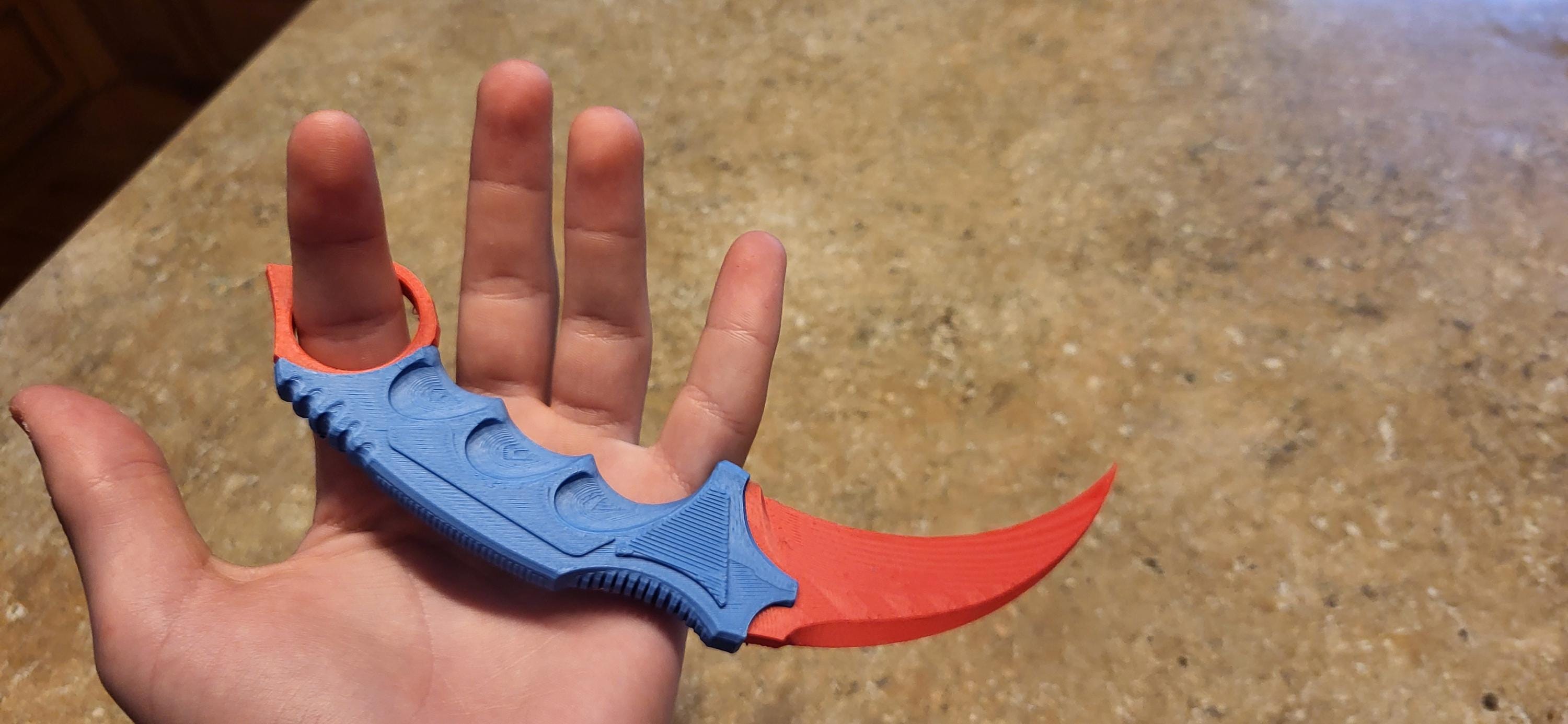 Karambit, Knife, 3d Printed, 3D, Print, Prints, Cool, Gifts, Fidget ...