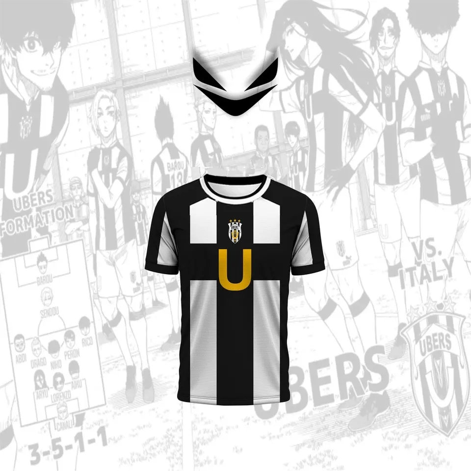 Buy Blue Lock Ubers Anime Jersey: Stylish and Iconic Gear for Fans - Etsy