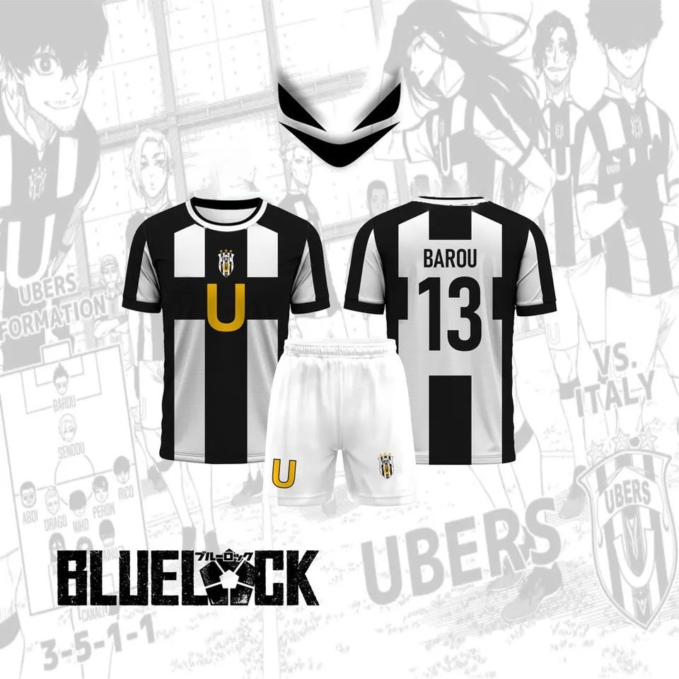 Buy Blue Lock Ubers Anime Jersey: Stylish and Iconic Gear for Fans - Etsy