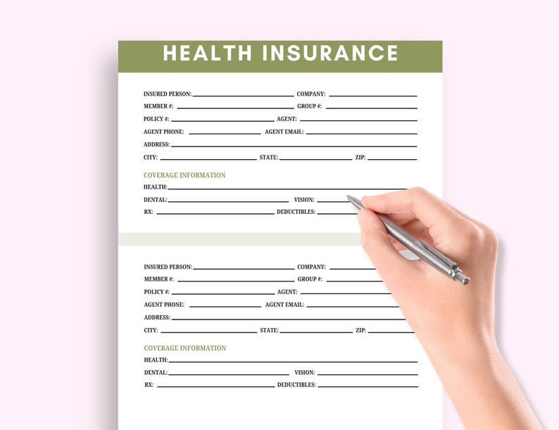 Emergency Binder Printable PDF, Home Management Planner, What If Binder ...