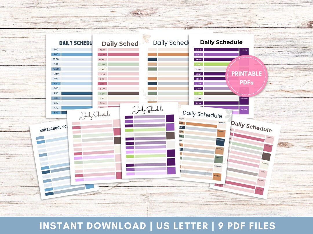 Simple To-do List Printable, Work Day Planner, Work Day Organizer ...