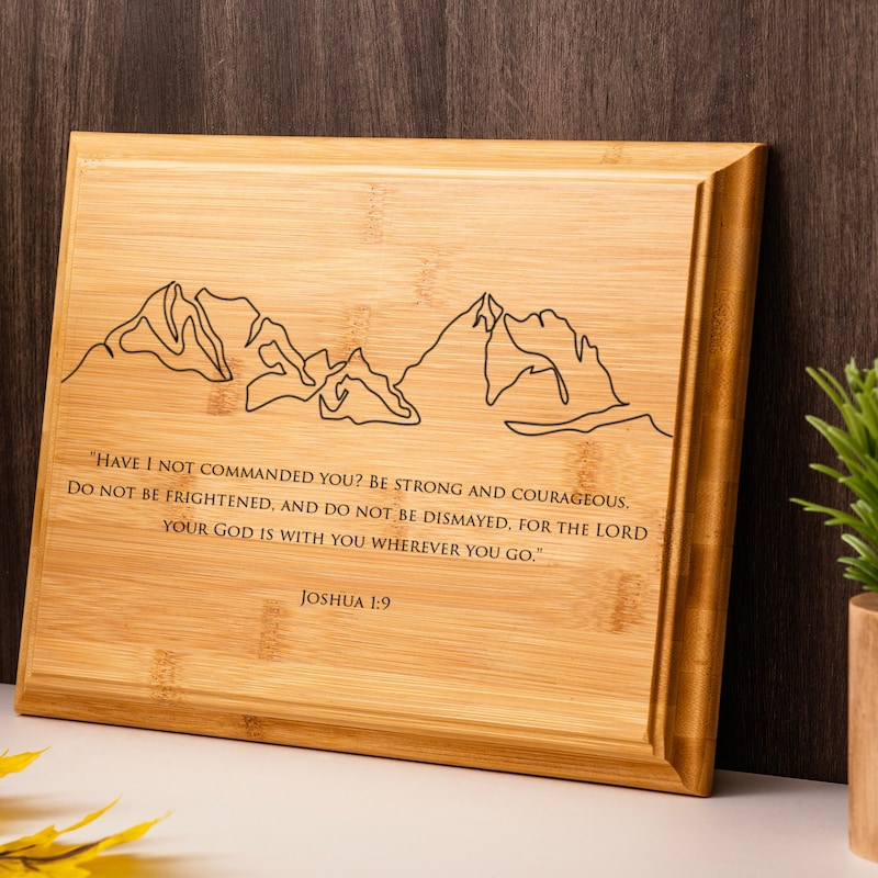 Bible Verse Plaque - Etsy