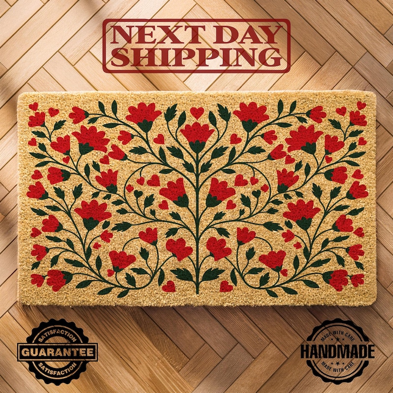 Scandinavian Welcome Mat - Etsy