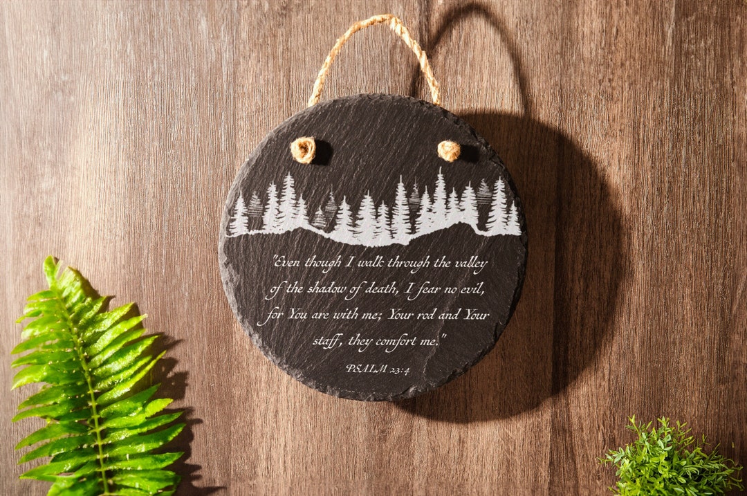 Custom Quote Slate Plaque, Personalized Slate Plaque With Hanger String ...