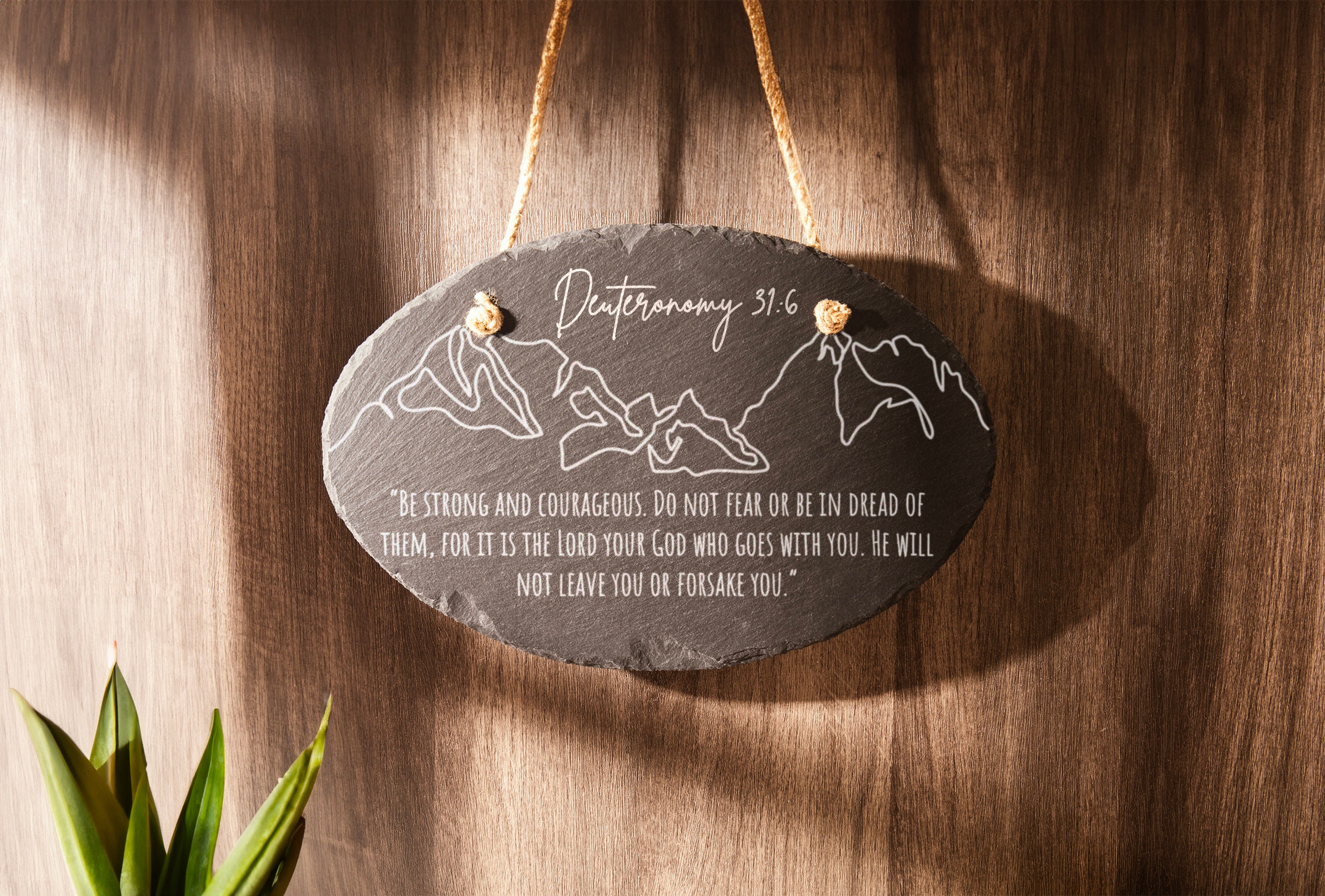 Custom Quote Slate Plaque, Personalized Slate Plaque With Hanger String ...