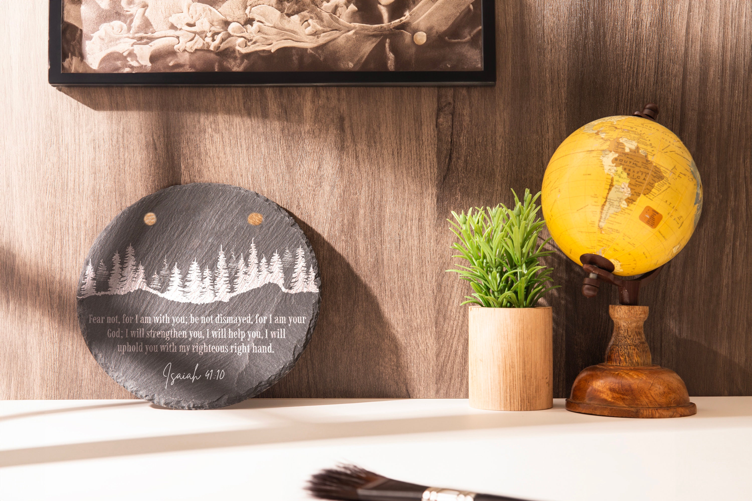 Custom Quote Slate Plaque, Personalized Slate Plaque With Hanger String ...