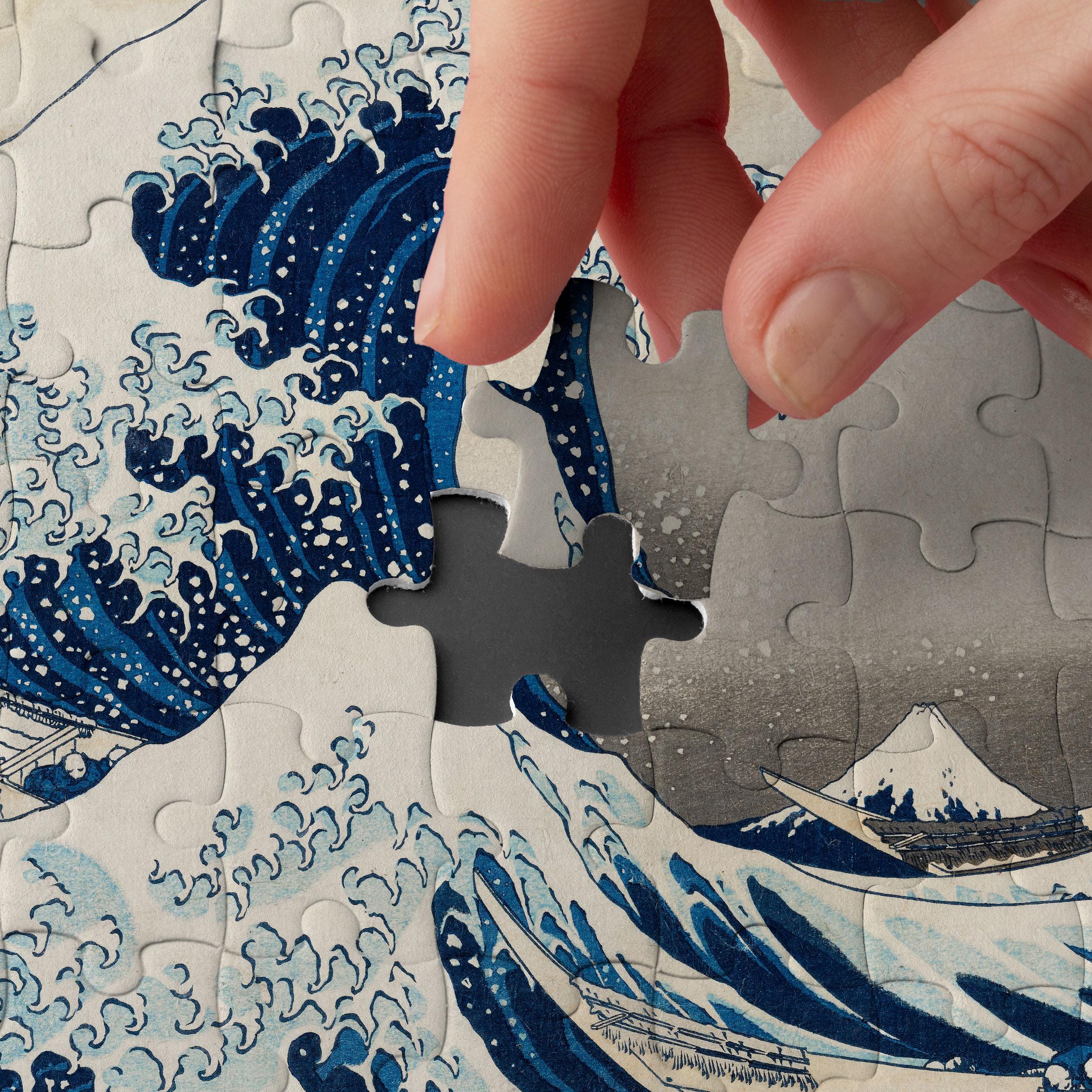 Hokusai's Under the Wave off Kanagawa Puzzle - 120, 252, 500-piece ...
