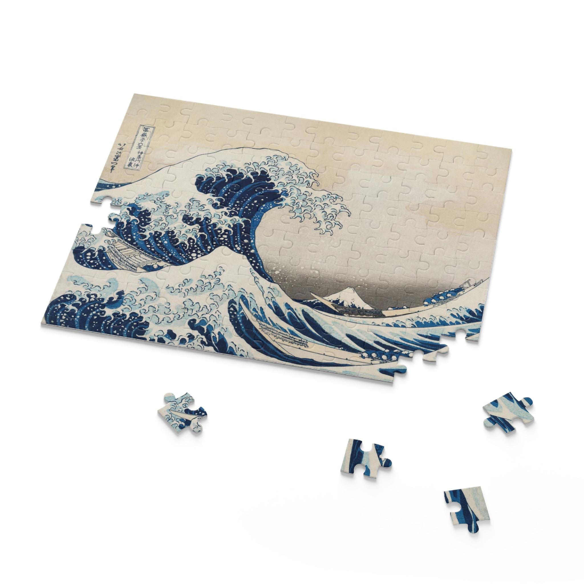 Hokusai's Under the Wave off Kanagawa Puzzle - 120, 252, 500-piece ...