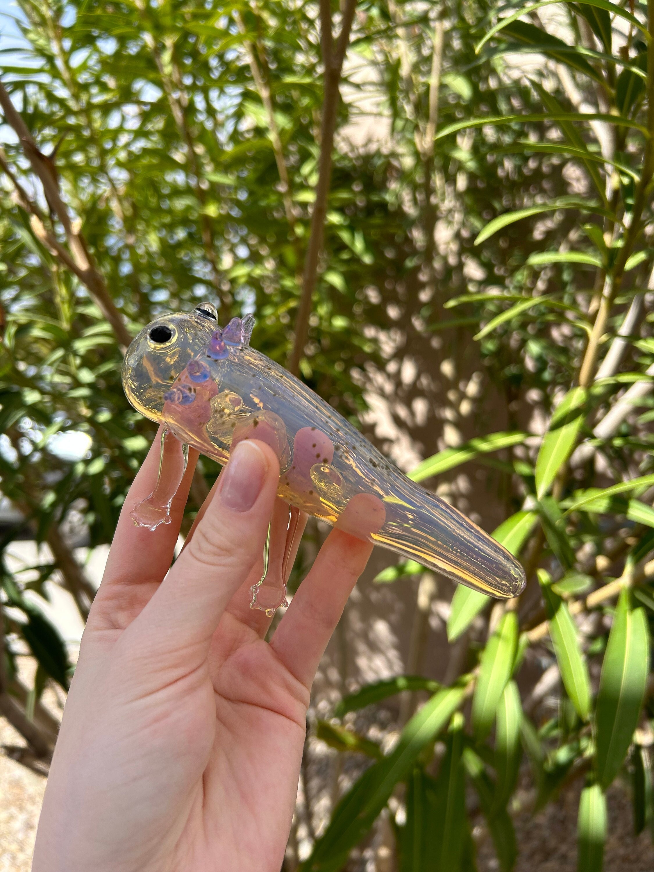 Axolotl Hand Pipe, Girly Handmade Pipe, Pink Pipe, Fruit Hand Pipe ...