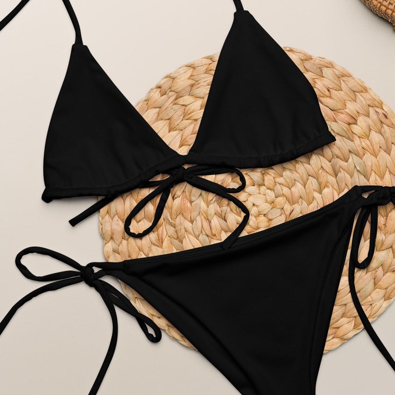 String Bikini on Beach - Etsy
