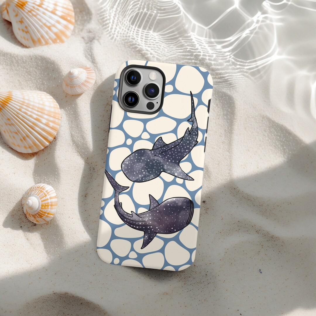 Whale Shark Phone Case: Coastal Ocean Design, Tough Case - Etsy