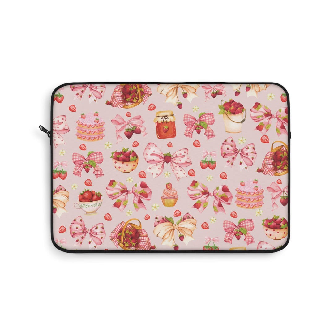 Strawberry Shortcake Laptop Sleeve, Coquette Computer Bag - Etsy Australia