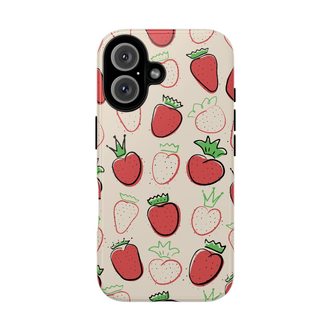 Fruit Phone Case Strawberry Aesthetic Case Berries Phone Case Cute ...