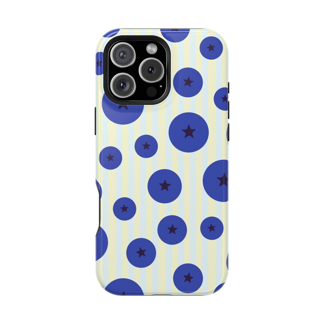 Blueberry Magnetic Tough Phone Cases Fruit Magsafe Case Trendy Phone ...