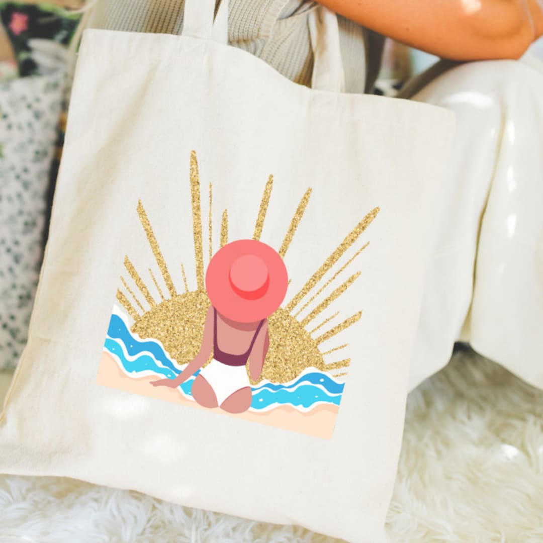 Hello Summer Tote Bag Beach Vacation Gift Aesthetic Tote Summer Vibes ...