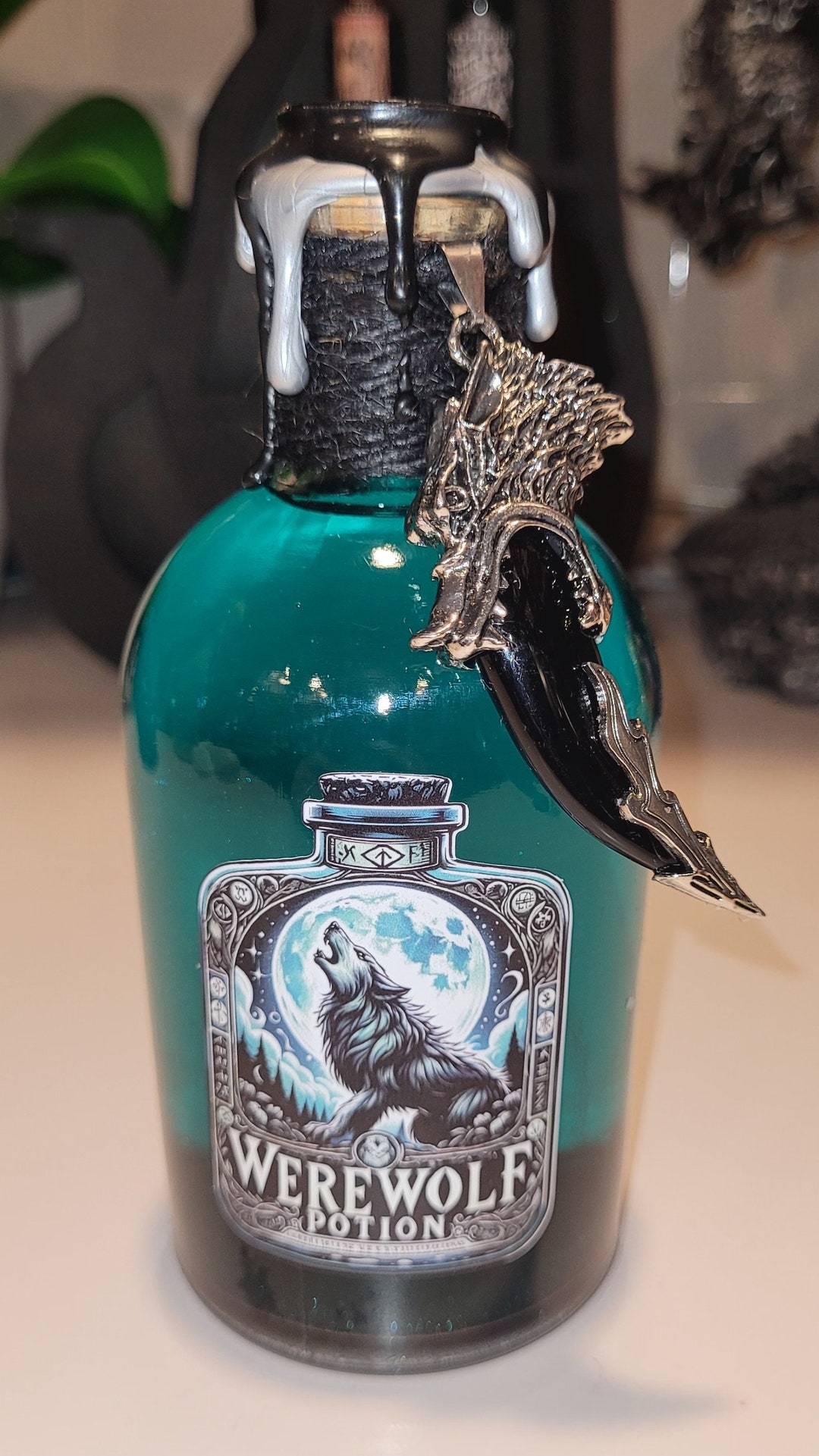 Werewolf Potion! (design #2) | Magical Apothecary Glass Potion ...