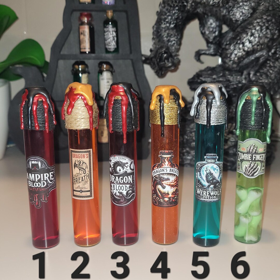 Mini Vial Pocket Potions (designs 1-6 Out of 63) - Fidget Bottles ...