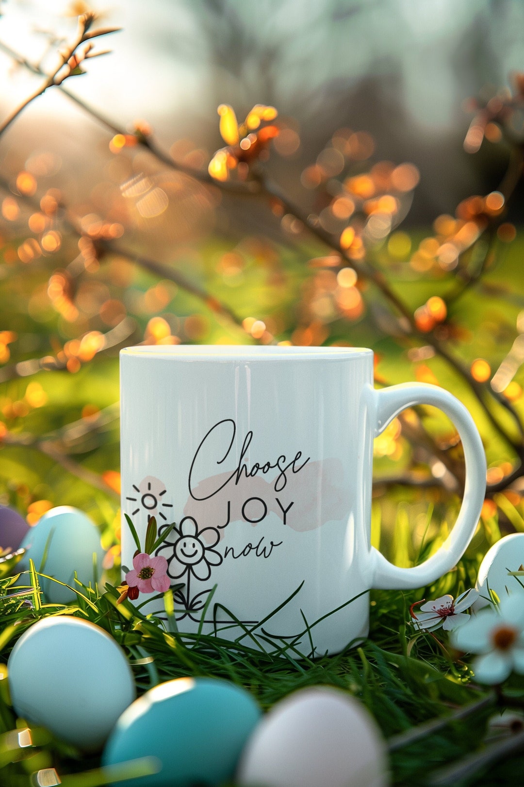 Embrace Happiness: 'choose Joy Now' 11oz Mug, Inspirational Gift ...