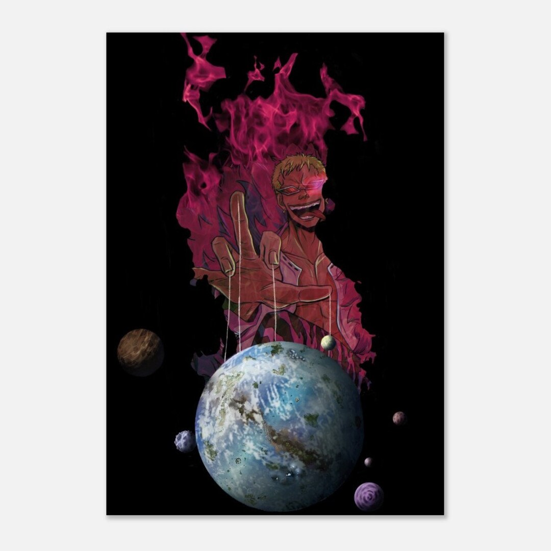 Doflamingo Poster One Piece Wall Art, Anime Poster, Anime Wall Art ...