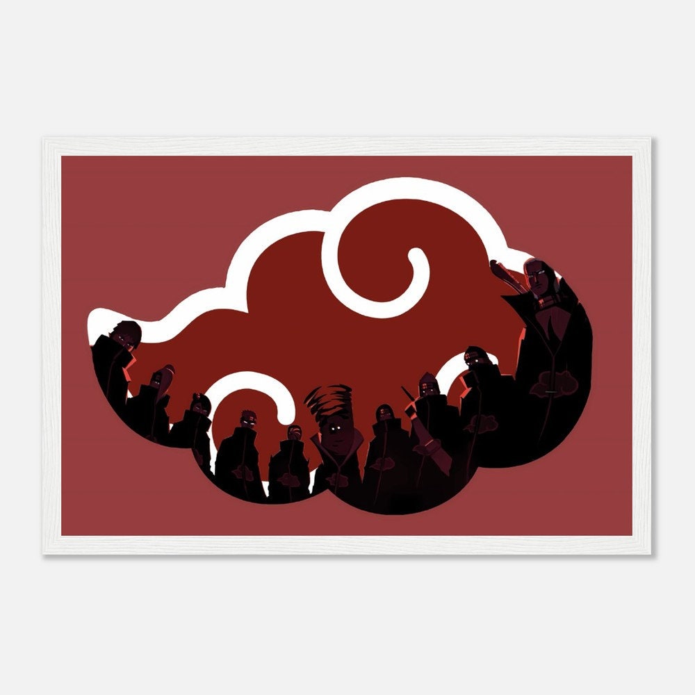 Naruto Poster Akatsuki Poster, Anime Poster, Anime Wall Art, Naruto ...