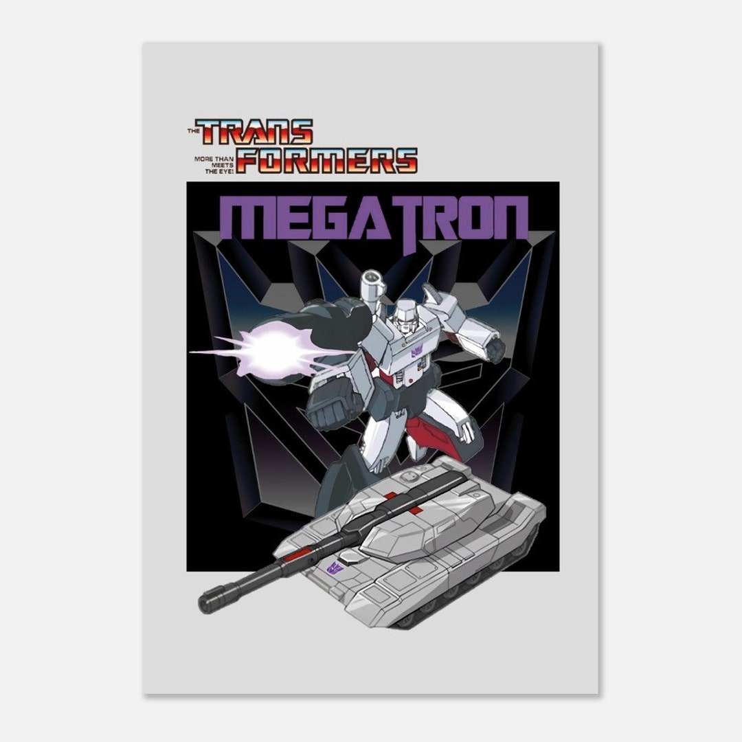 Transformers Poster Megatron Poster, Transformers Wall Art, Geek Gift ...