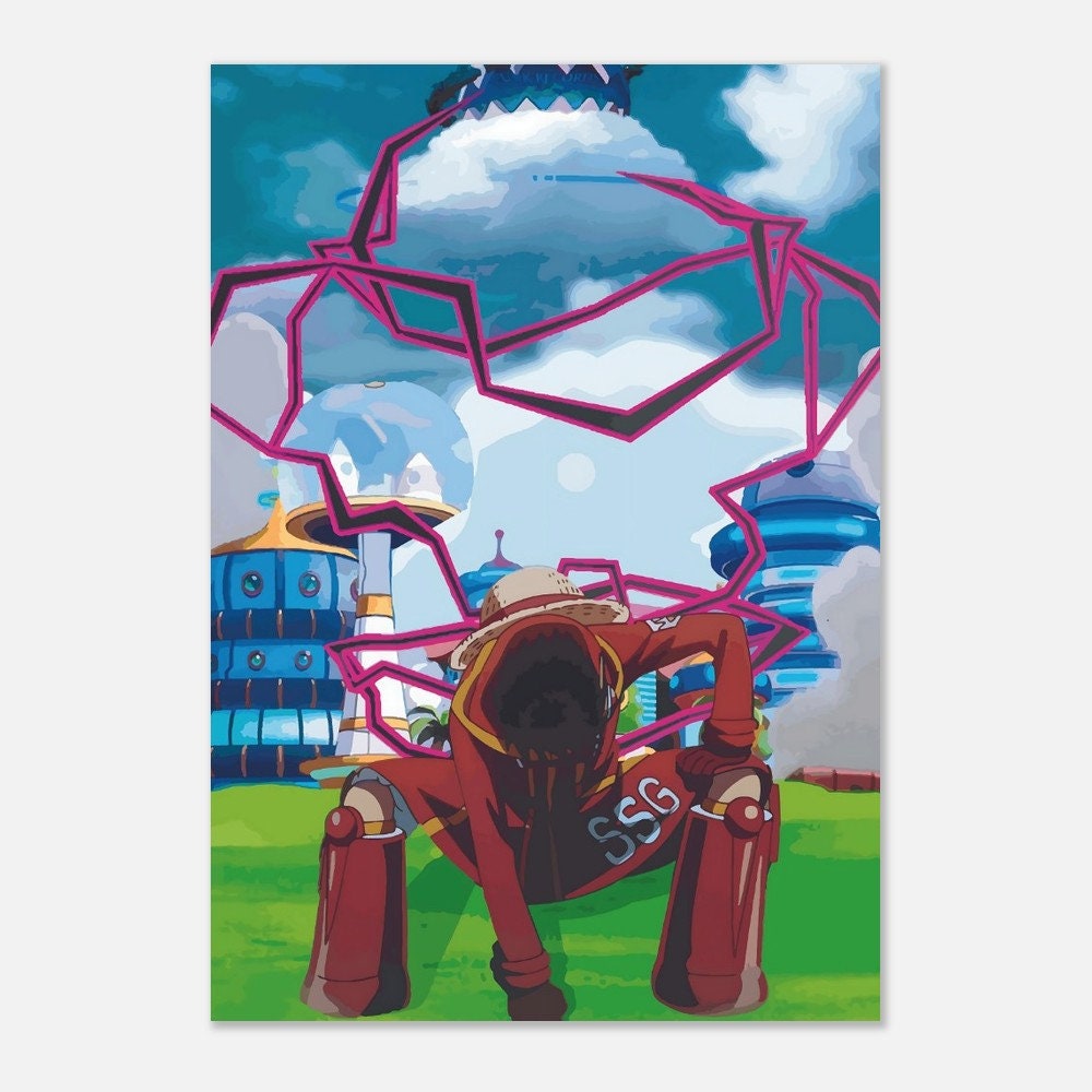 One Piece Poster Anime Print, Luffy Print, Gear 5 Print, Anime Wall Art ...