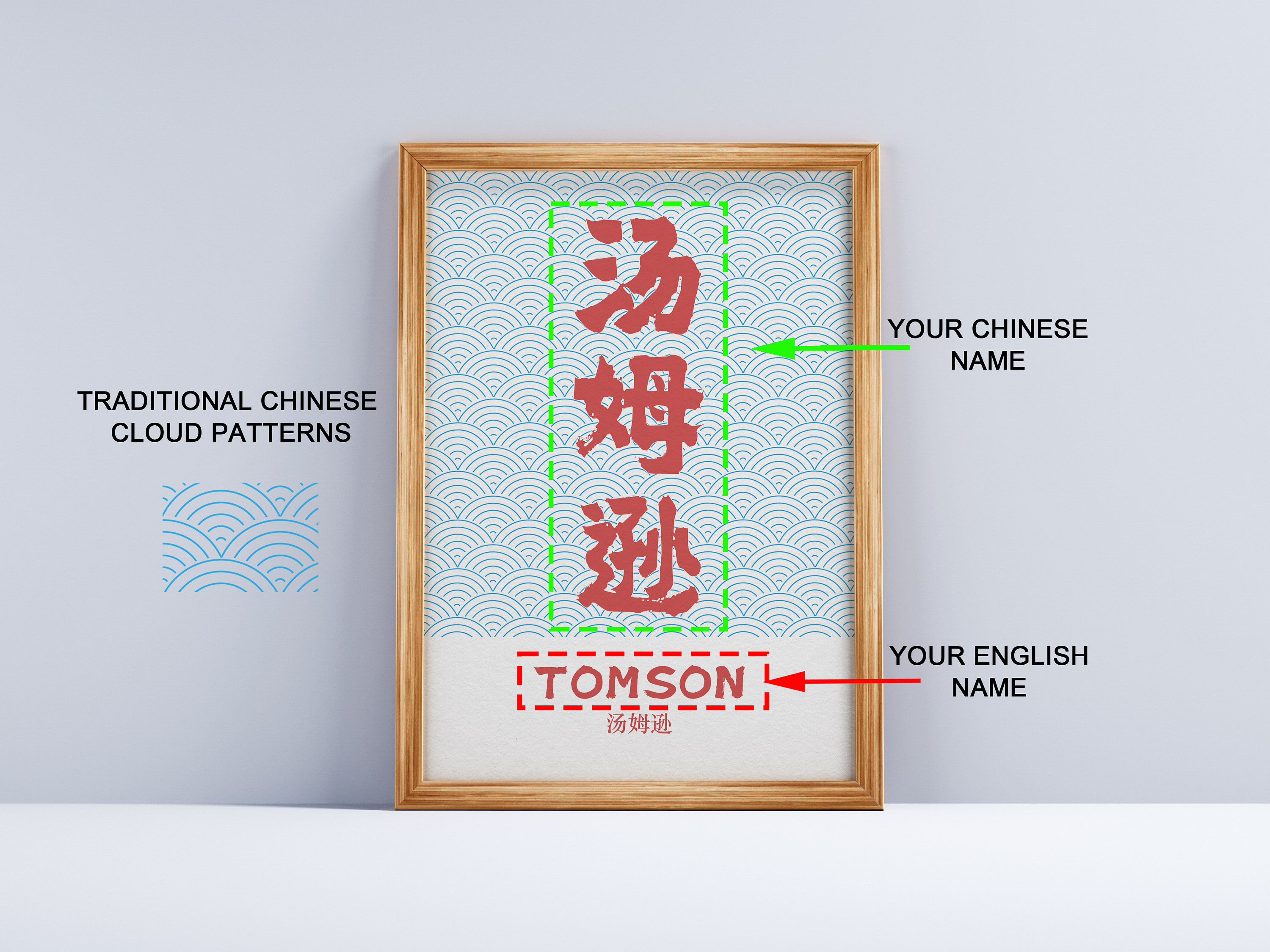 Custom Chinese Name, Name Sign, Design Personalized Chinese Style Name ...