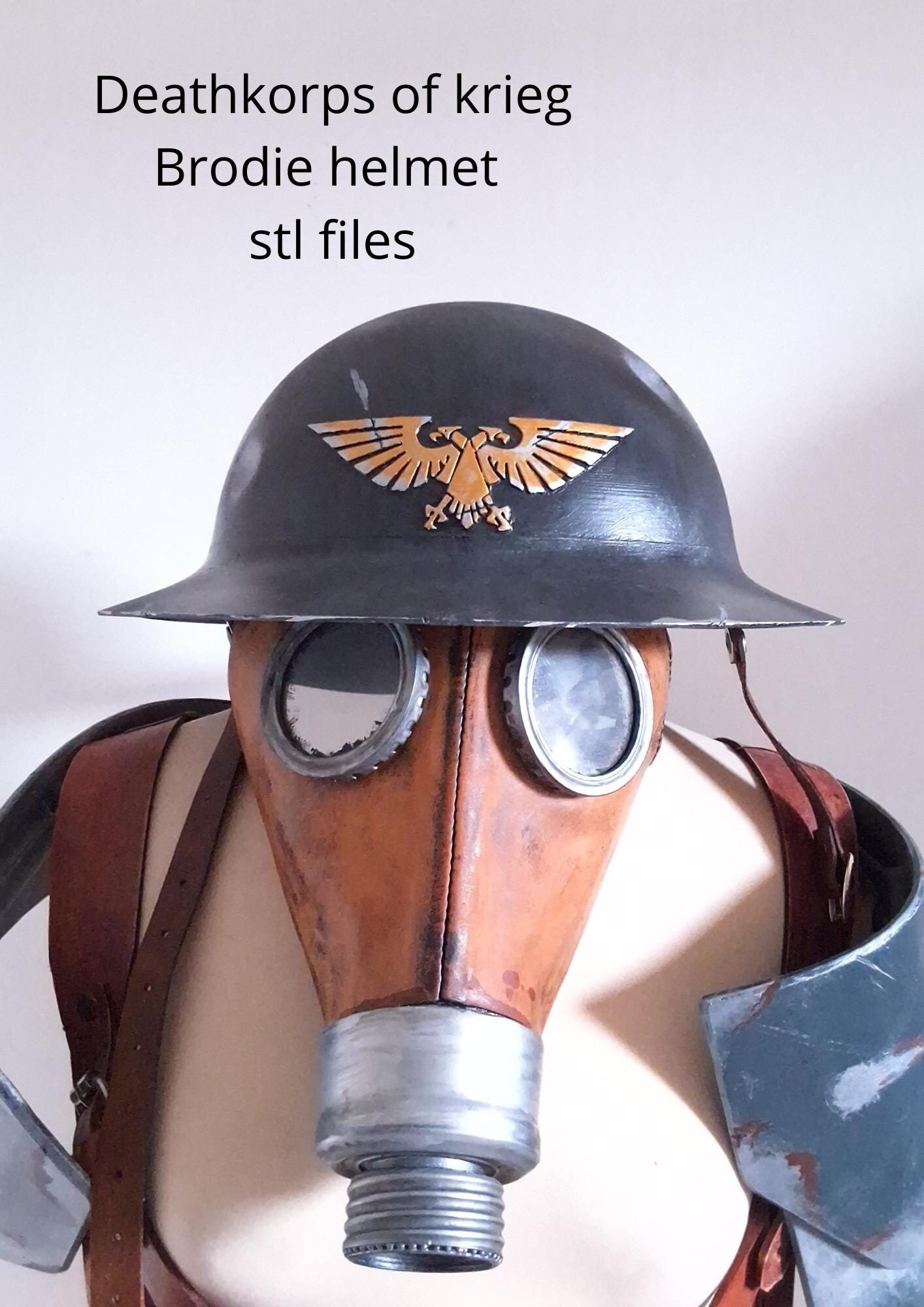 Death Korps of Krieg Cosplay Helmet Brodie Ver. Stl Files - Etsy