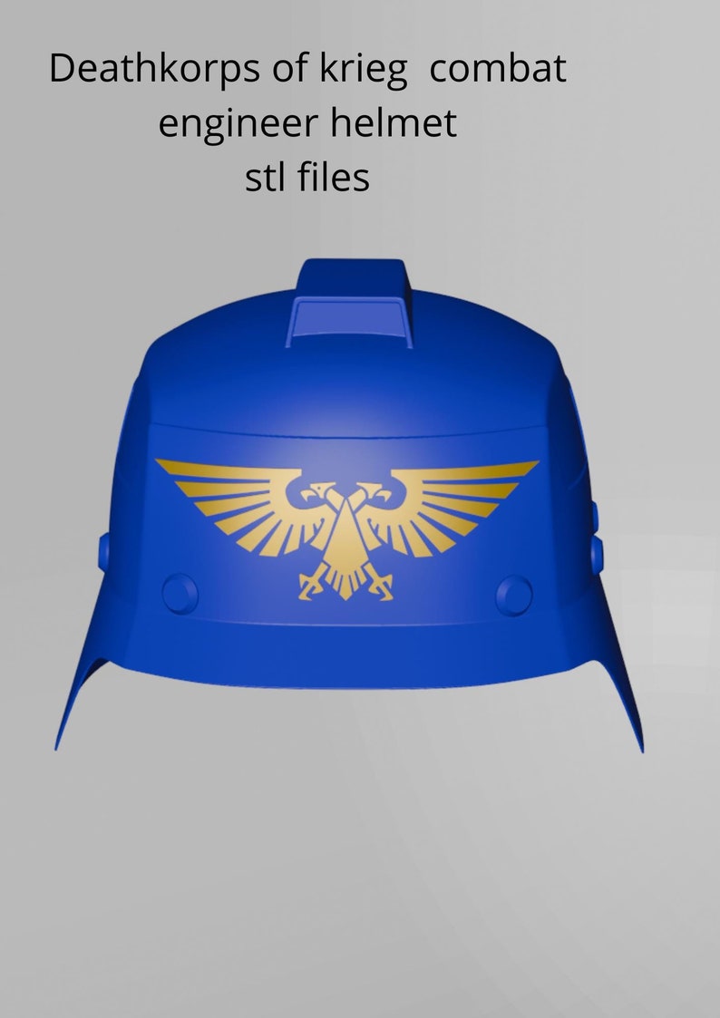 Death Korps Combat Engineer Helmet Cosplay Stl Files - Etsy