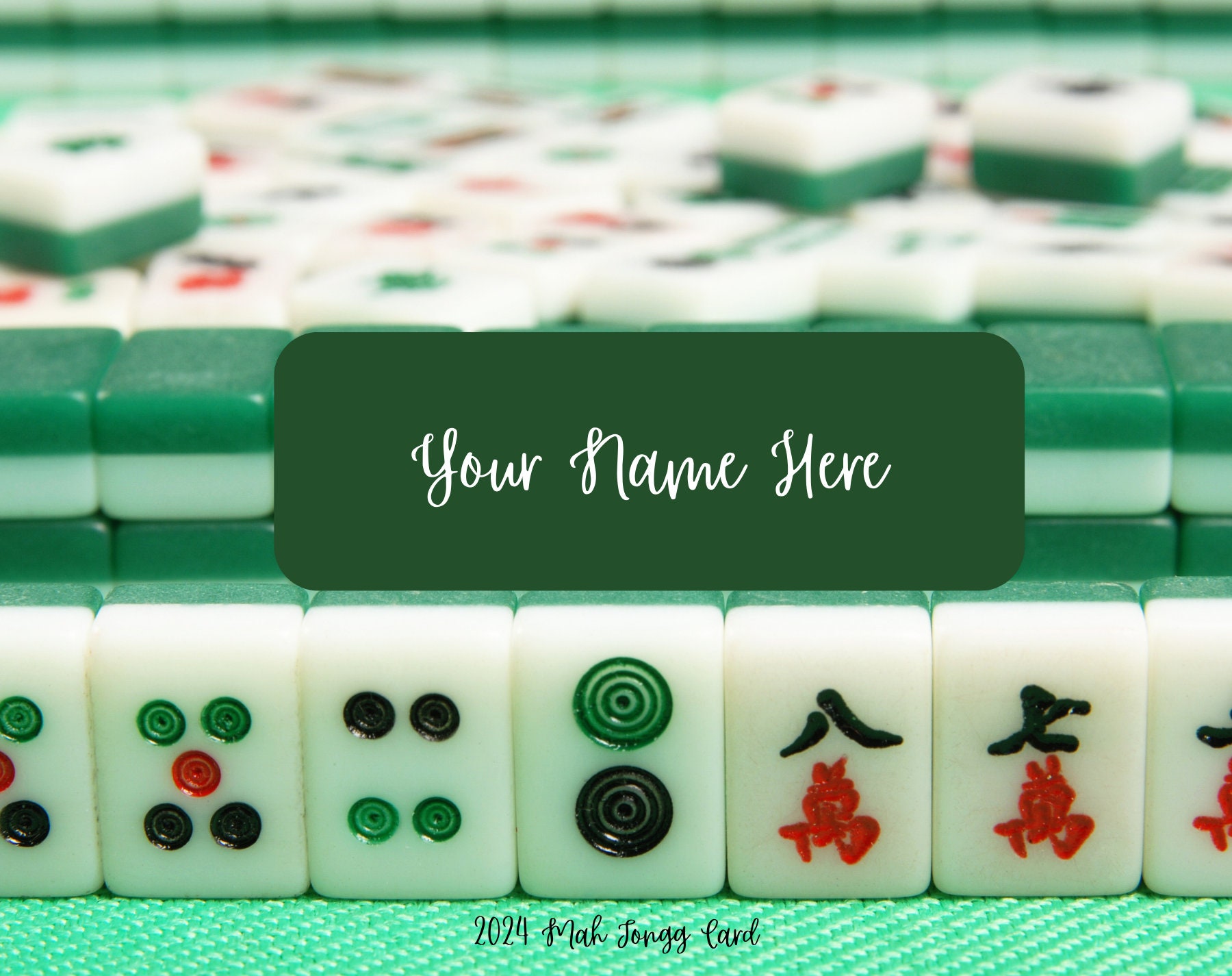 Custom Color Mah Jongg Card Sticker - the Ultimate Fashion Accessory ...