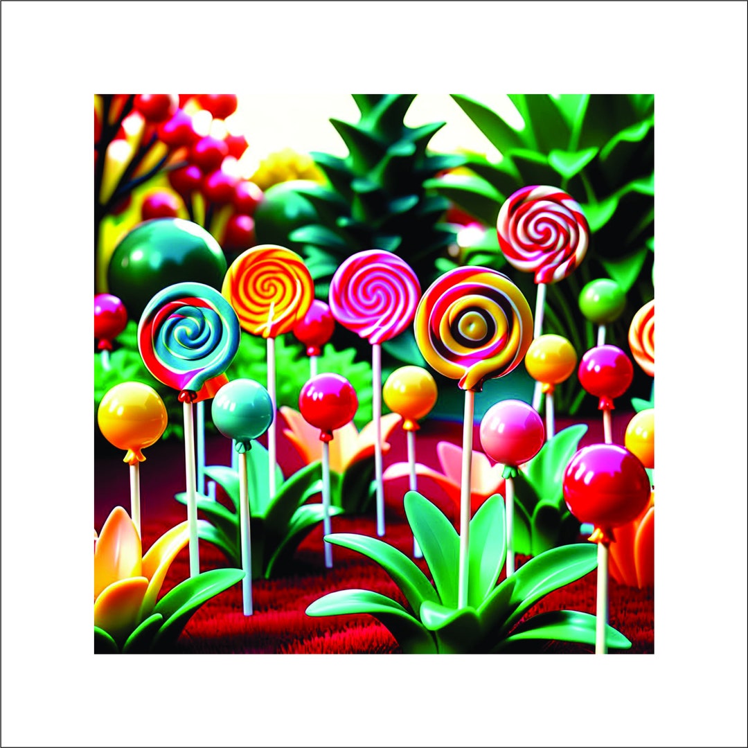 Candy Land Art Print Wall Decor Art Digital Wall Decor Multiple Options ...