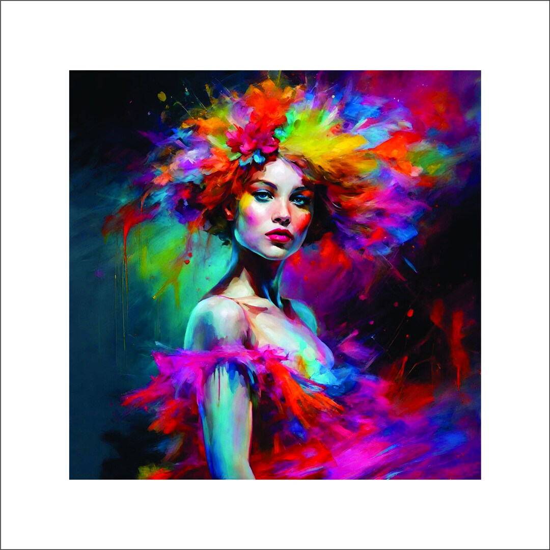 Ballerina Girl Art Print Digital Download Printable - Etsy