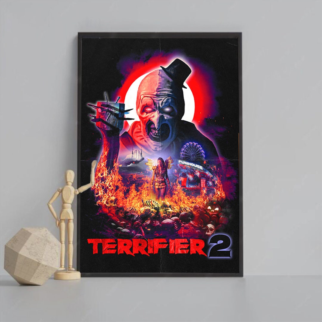 Terrifier Poster Movie Poster Minimalist Aesthetic Poster Wall Art Home ...
