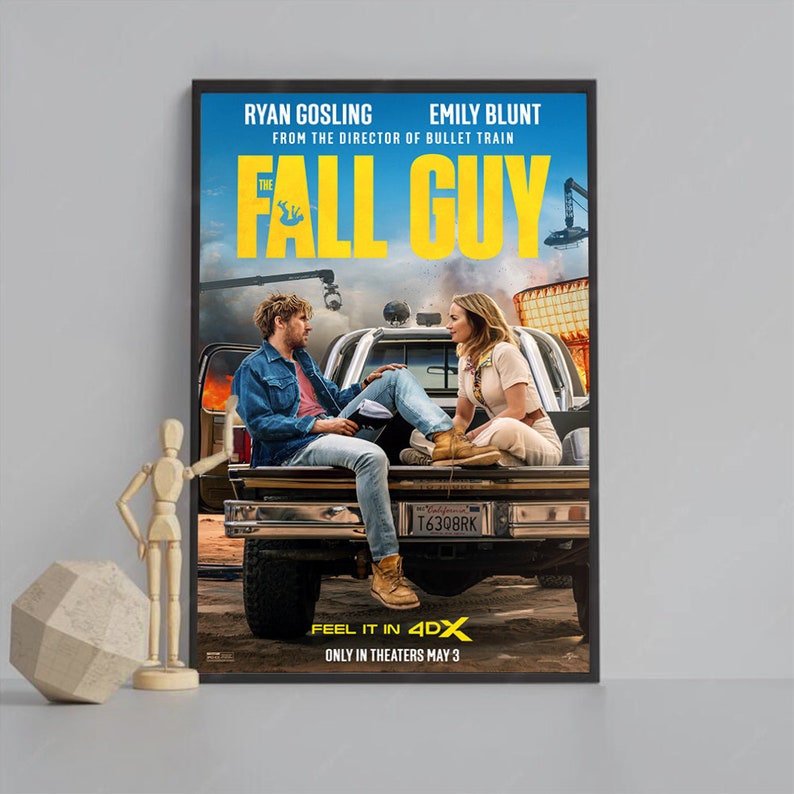 The Fall Guy 2024 Poster Movie Poster Minimalist Aesthetic Poster Wall ...