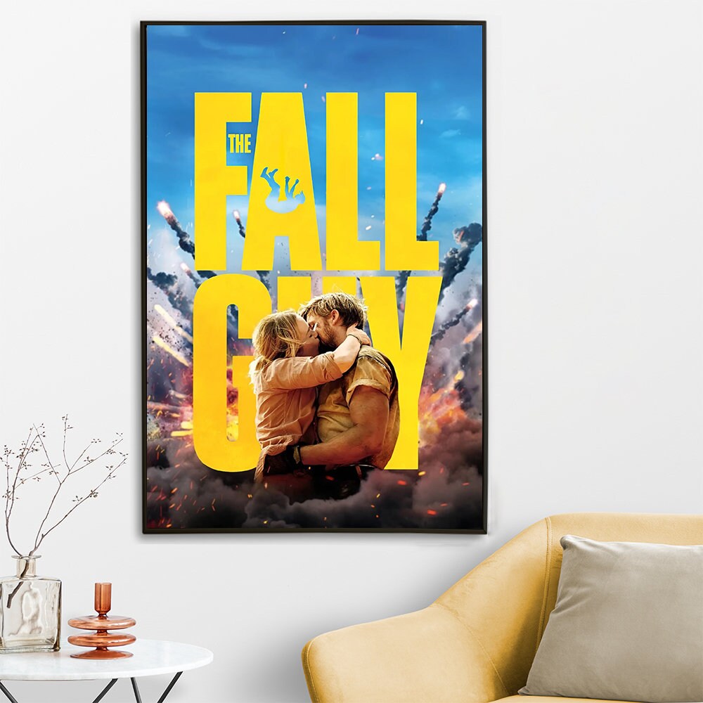 The Fall Guy Poster New Movie Poster Minimalist Aesthetic Poster Wall ...