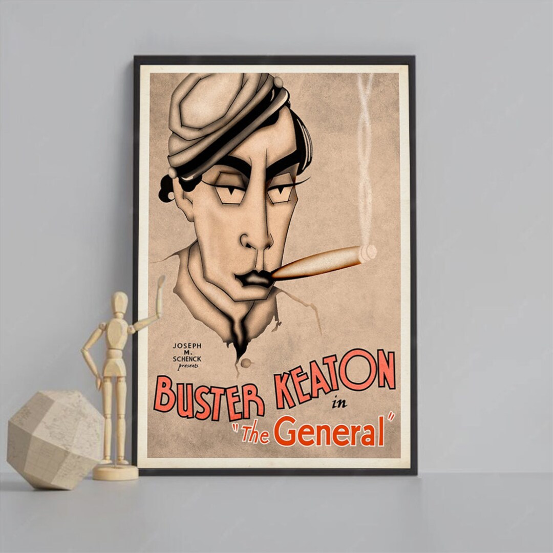 The General 1926 Poster Movie Poster Minimalist Aesthetic Poster Wall ...