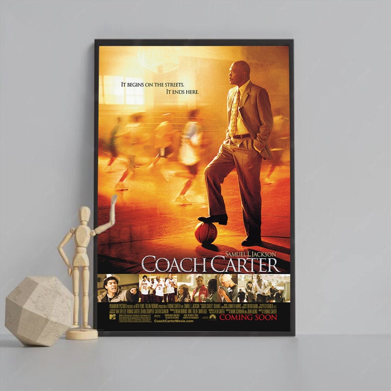 Coach Carter Poster Movie Poster Minimalist Aesthetic Poster Wall Art ...