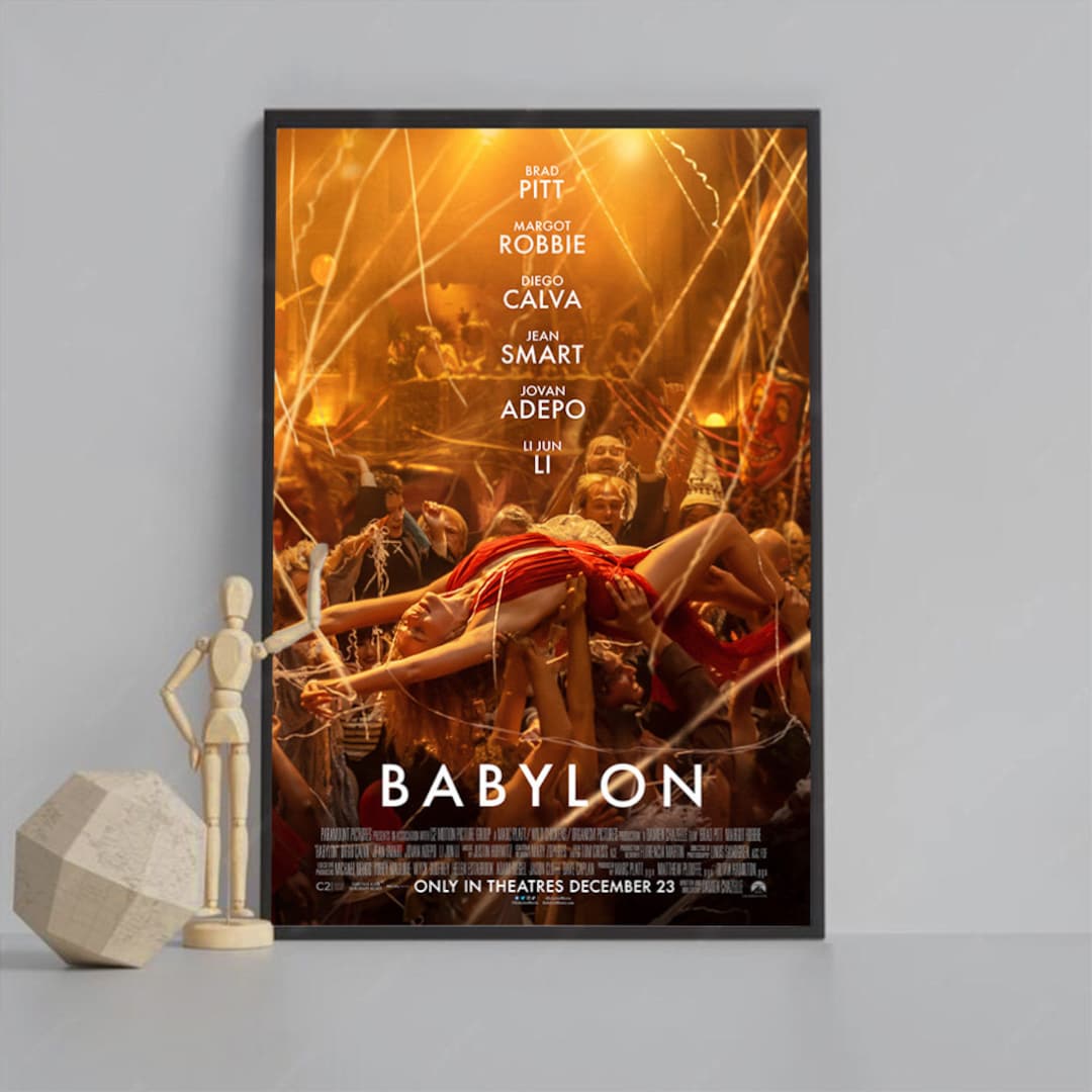 Babylon Poster Movie Poster Minimalist Aesthetic Poster Wall Art Home ...