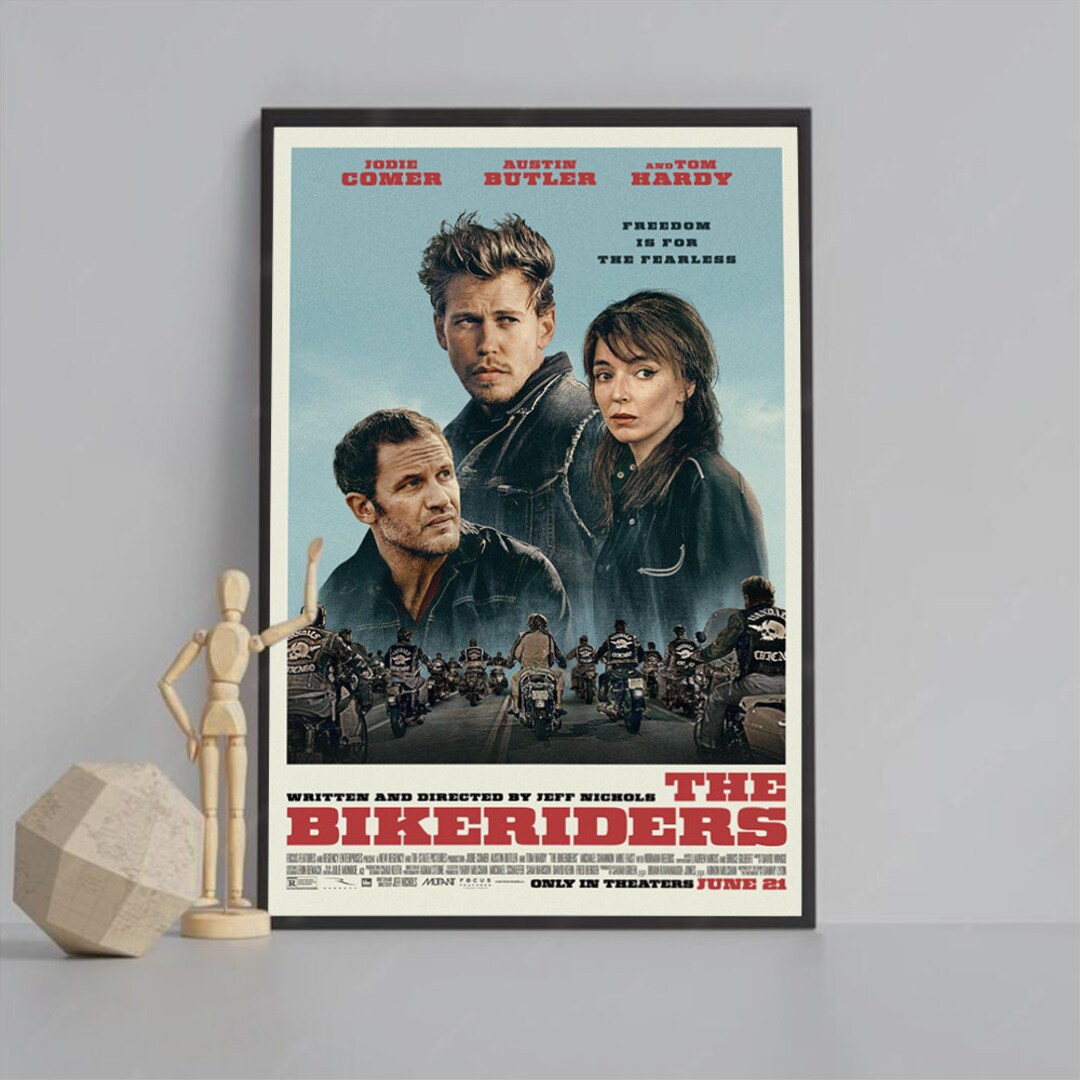 The Bikeriders 2024 Poster Movie Poster Minimalist Aesthetic Poster ...
