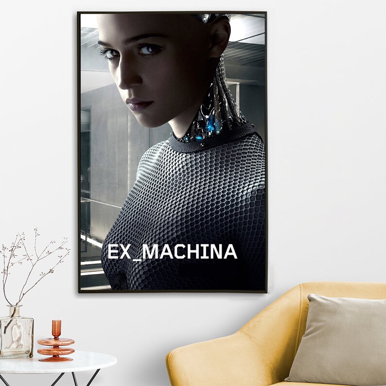 Ex Machina Poster Movie Poster Minimalist Aesthetic Poster Wall Art ...