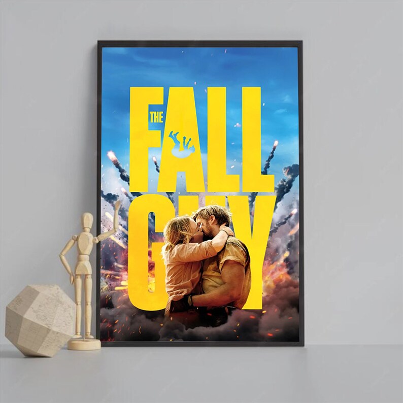 The Fall Guy Poster New Movie Poster Minimalist Aesthetic Poster Wall ...