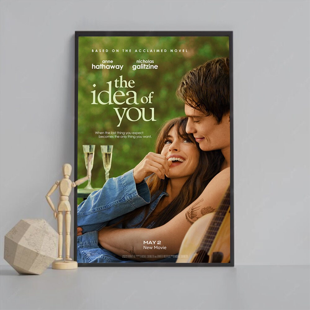 The Idea of You 2024 Poster Movie Poster Minimalist Aesthetic Poster Wall Art Home Decor Canvas ...